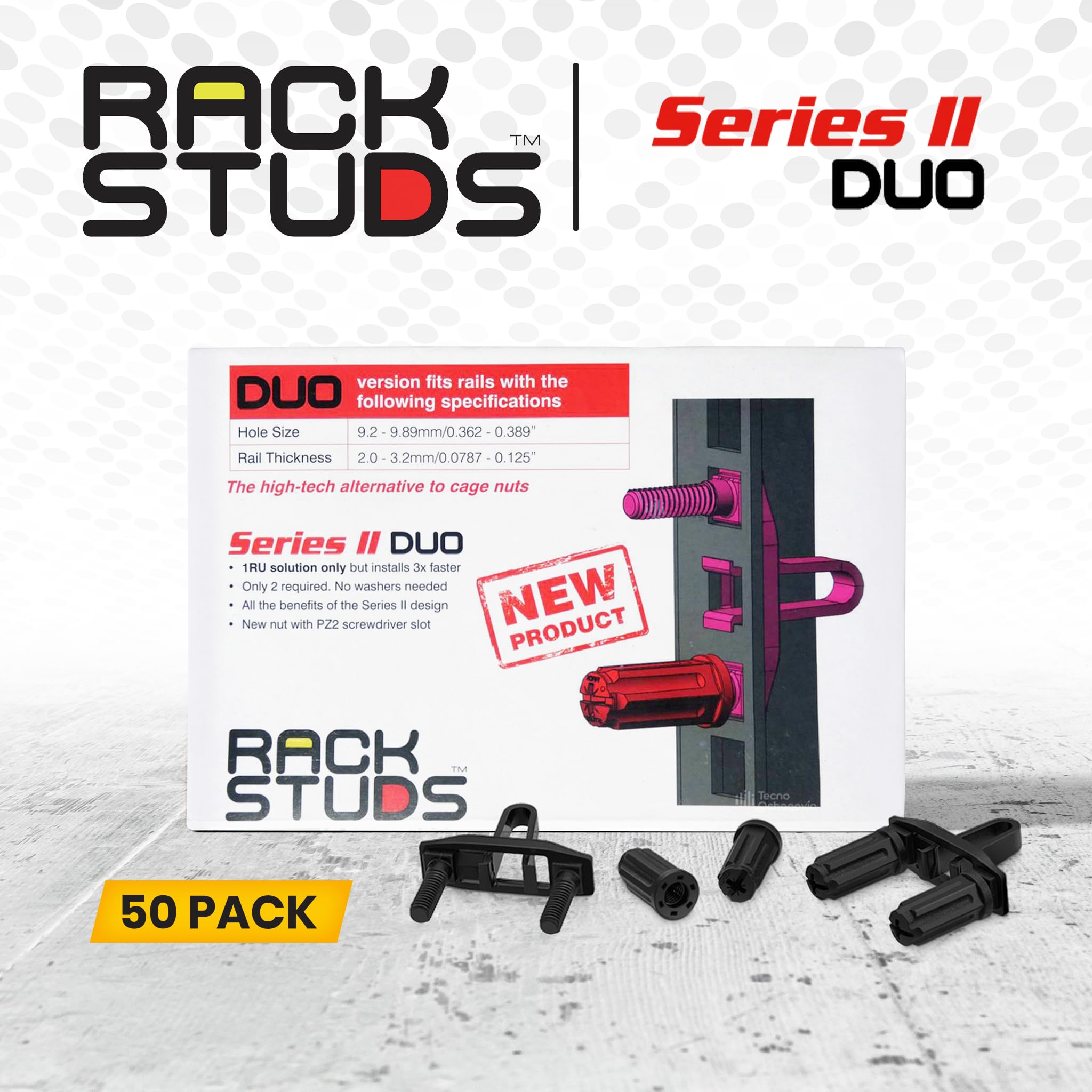 Mua Rackstuds DUO50 1RU Series II Rack Mount Solution - Effortless ...