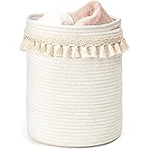 Amazon.com: Mkono Macrame Decorative Cotton Rope Basket Boho Nursery ...