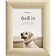 Amazon.com - Rustic Wooden 6x8 Picture Frame, Solid Pine 6x8 Photo ...