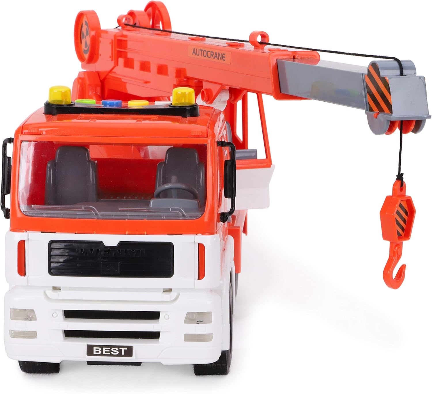 Toyland® 30cm Crane Lorry With Light & Sound – Boys Construction Toy ...