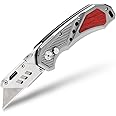FC Folding Pocket Utility Knife - Heavy Duty Box Cutter with Holster ...