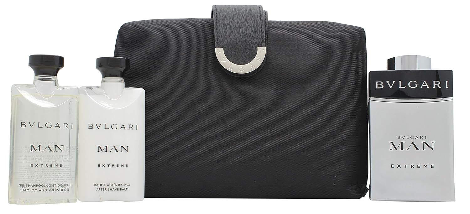 Bulgari Toiletry Bag with Eau de Toilette Spray (100 ml) After Shave ...