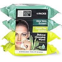 Amazon.com: Global Beauty Care Cleansing Makeup Removal Wipes Bulk ...