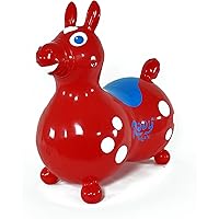 Amazon.com: Gymnic Rody Max Inflatable Horse, Red : Toys & Games