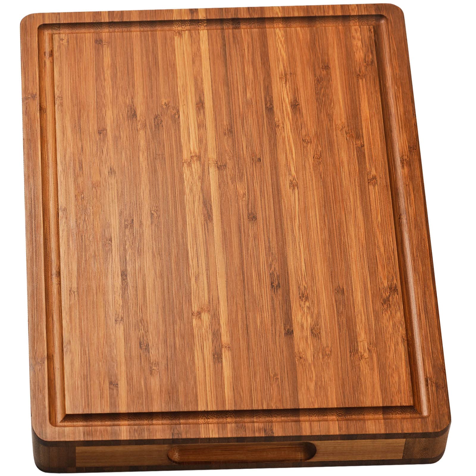 Bamboo Wood Cutting Board for Kitchen, Cheese Chopping Board, Butcher ...