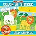 My First Color-by-Sticker Book - Wild Animals: Peter Pauper Press ...
