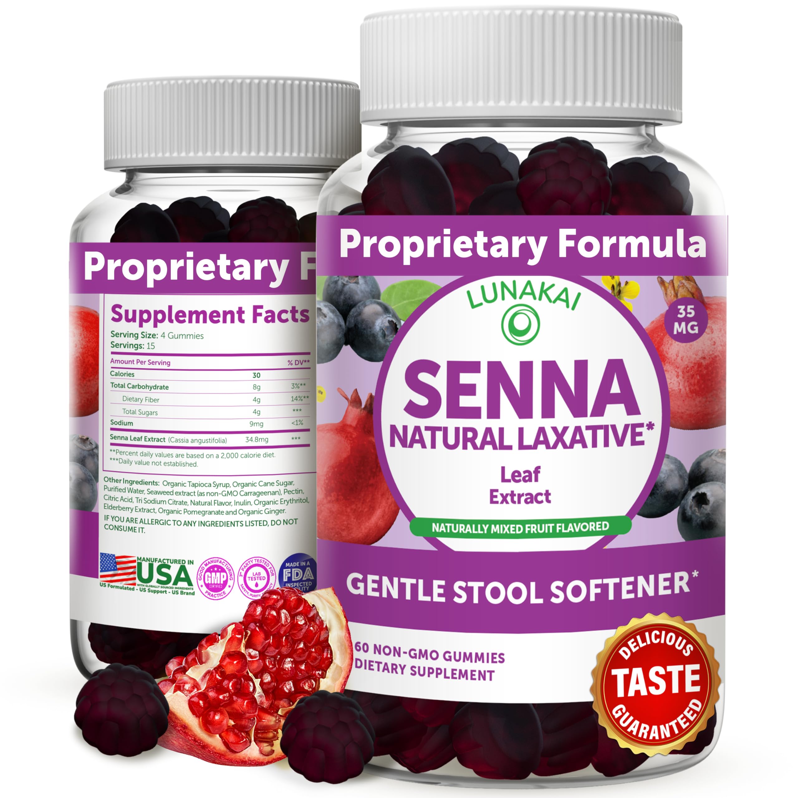 Mua Senna Laxative Gummies for Adults and Kids - Tastiest Proprietary ...