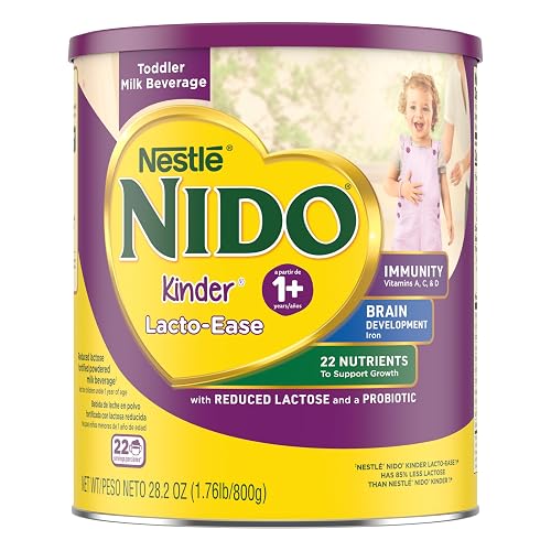 Nestlé NIDO Lacto-Ease Toddler Milk Beverage Powder Mix, Reduced ...