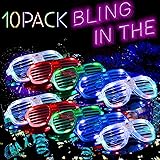 Amazon.com: A3 DIRECT LED Glasses & Kids Party Favors - 12 Neon Glow in ...