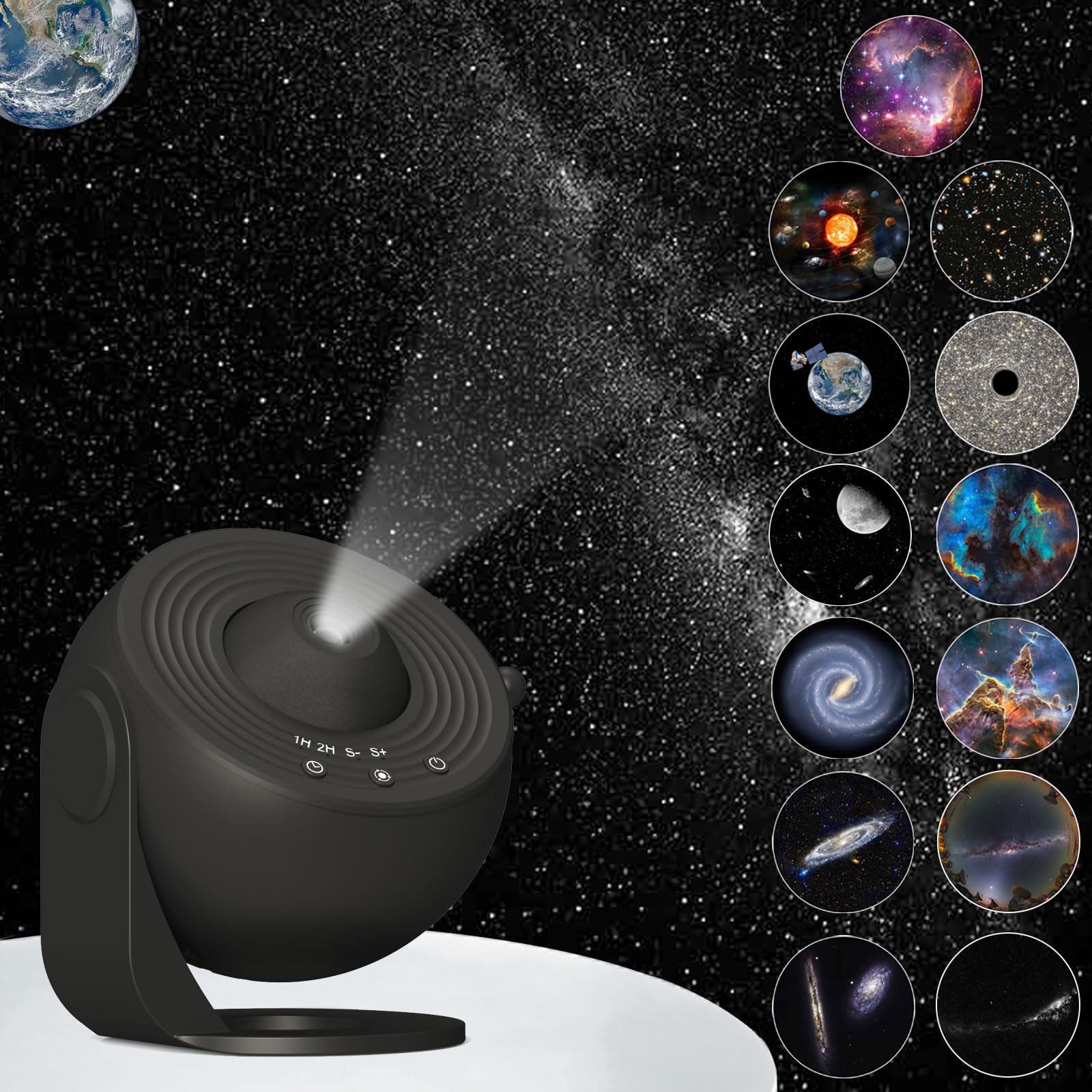 Galaxy Projector, 13 in 1 Planetarium Star Projector Realistic Starry ...