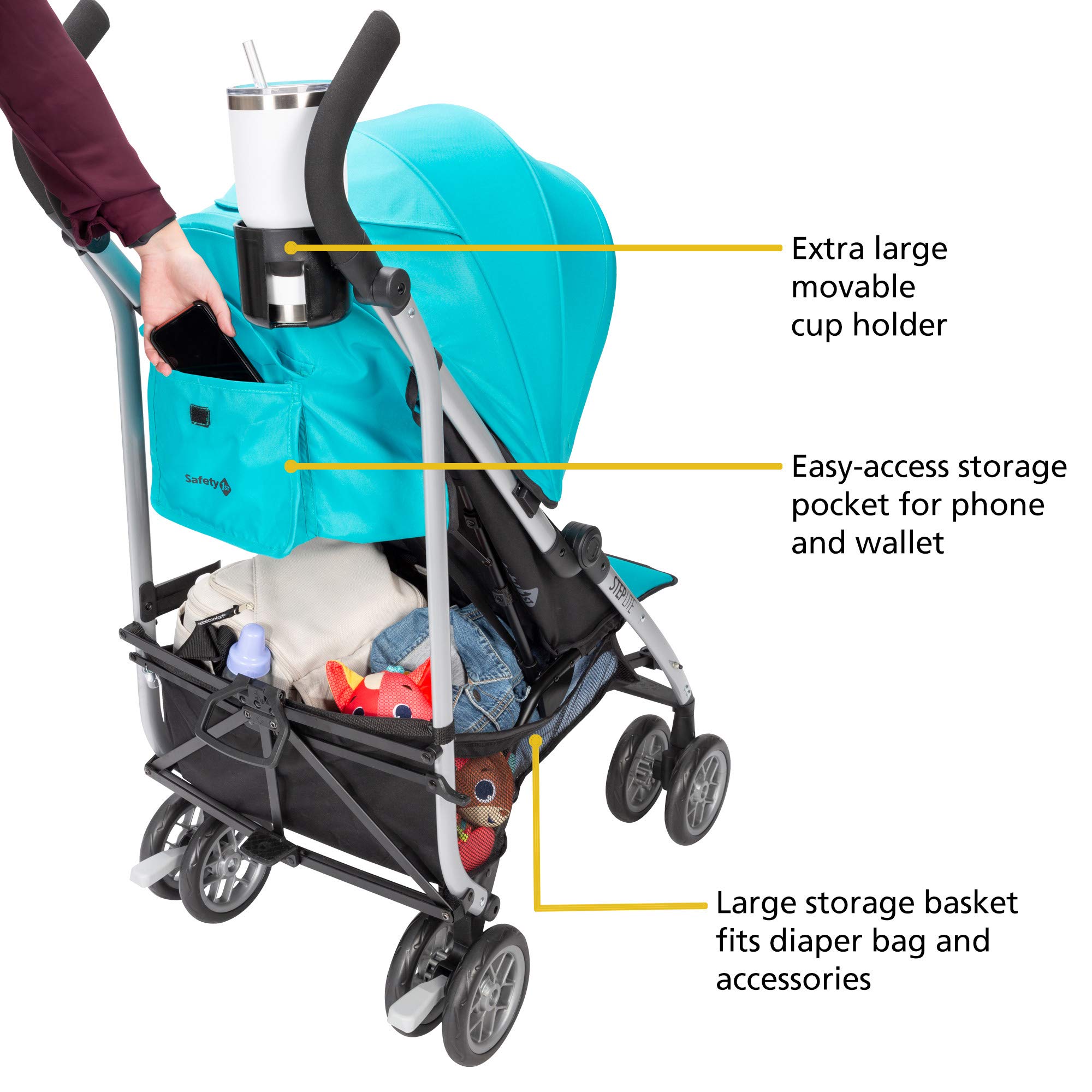 Mua Safety 1st Step Lite Compact Stroller, Lightweight aluminum frame ...