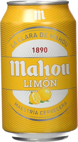Mahou - Cerveza de Limón, Lata 330 ml: Amazon.es: Alimentación y bebidas