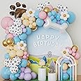 Amazon.com: Paw Balloons Garland Arch Kit with 148PCS Pink Blue Bone Dog Paw Balloons for Dog ...