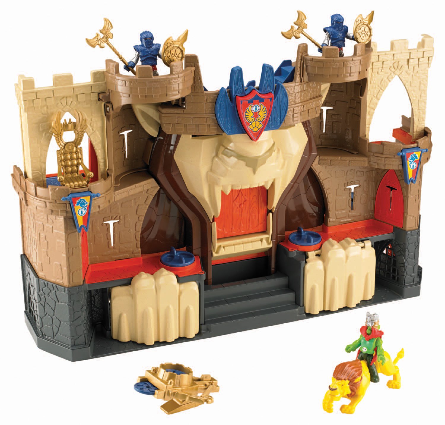 Super Saturday Lions Den Knight Castle Fisher Price Imaginext Toy ...