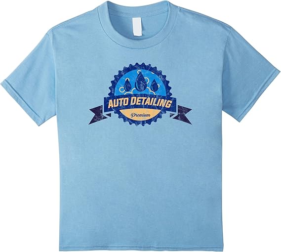 Amazon.com: Auto Detailing Shirt Retro: Clothing