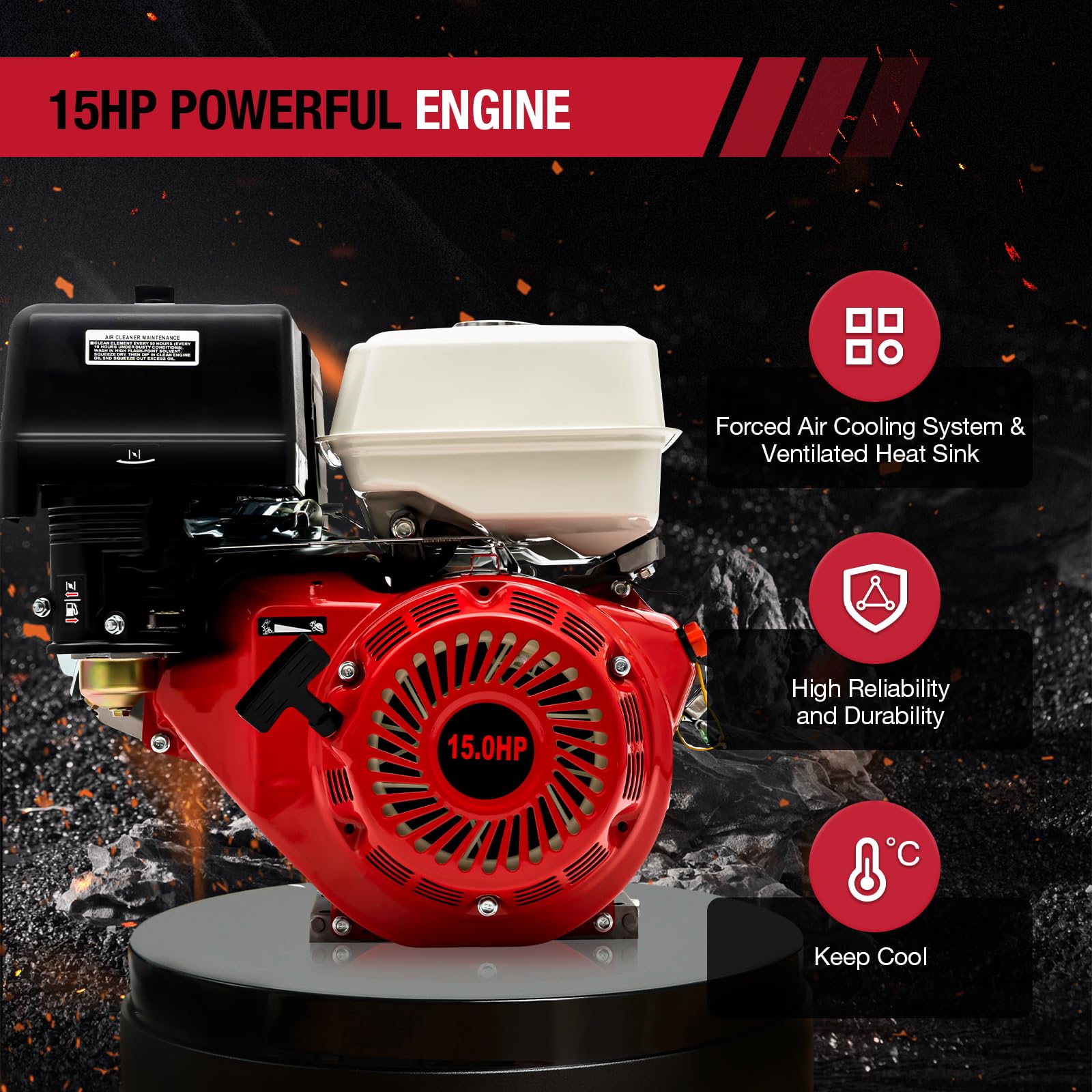 Mua Lilyeriy 15 HP 4 Stroke Petrol Engine Robust Pull Start Petrol ...