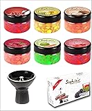 Buy Sophies Hookah Shisha Steam Stone 6 Flavours with 1 Vortex Bowl and ...