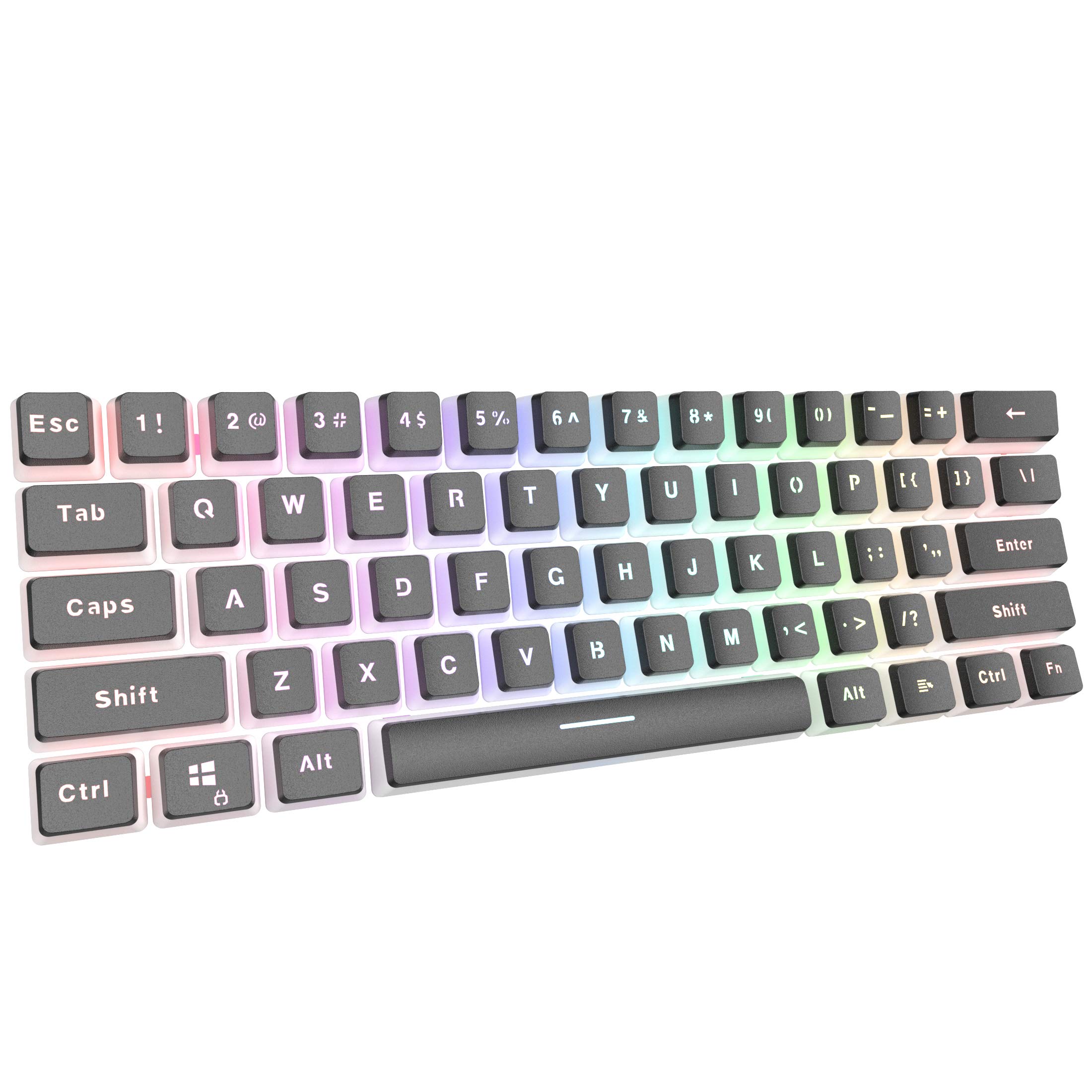 Buy KEMOVE Pudding Keycaps - 110 Keys PBT Double Shot Keycaps Set - OEM ...
