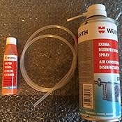 Wurth Air Conditioning Disinfectant Spray: Amazon.co.uk: Car & Motorbike