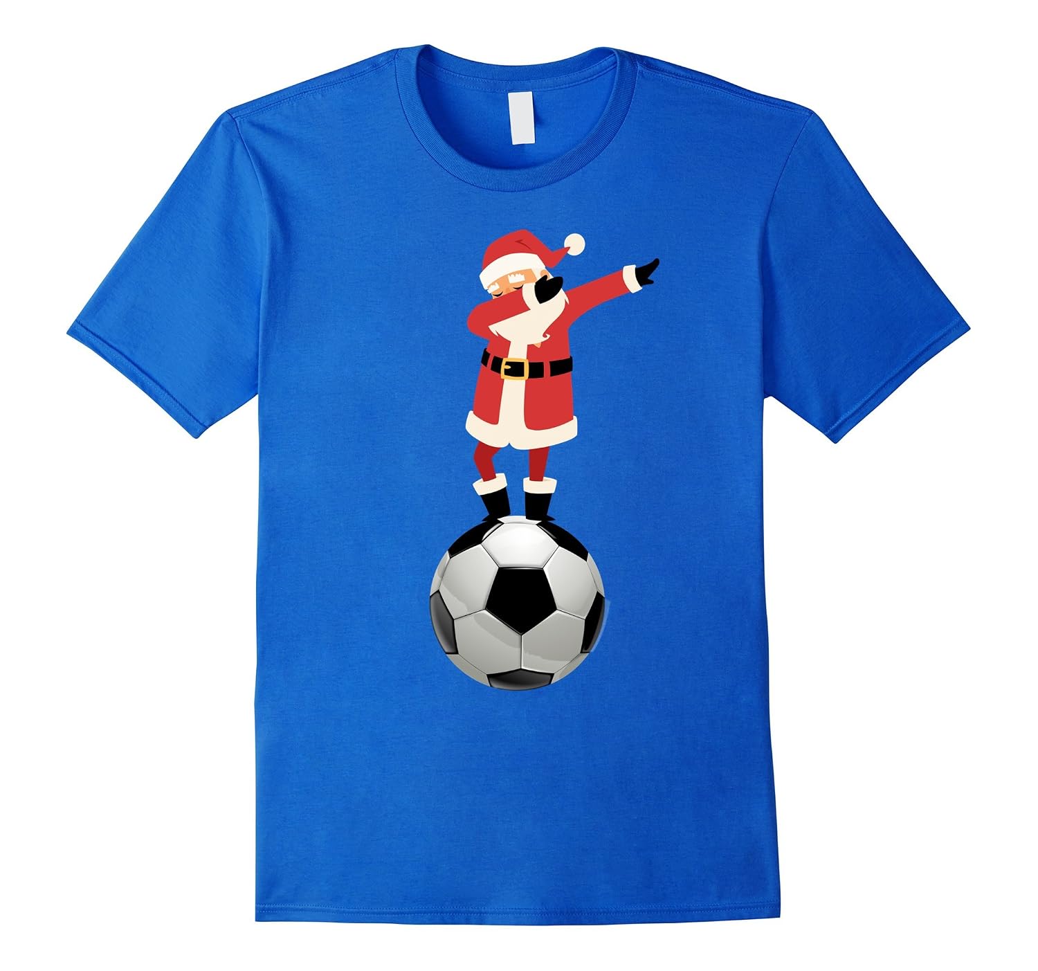 Santa Dabbing And Balancing On A Soccer Ball Hip Hop Pose-TH – TEEHELEN