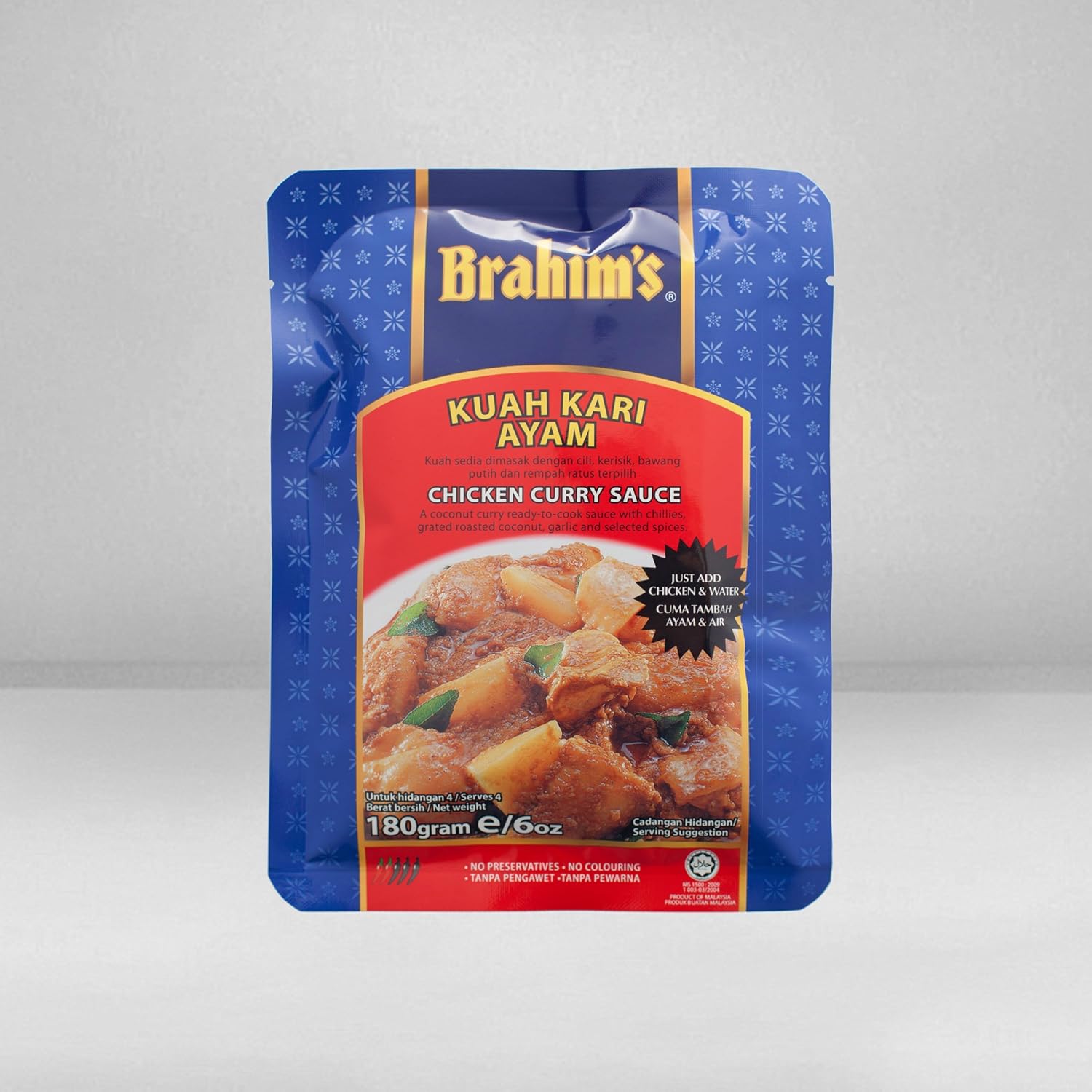 Brahim'S Chicken Curry Sauce 180G - Halal: Amazon.co.uk: Grocery