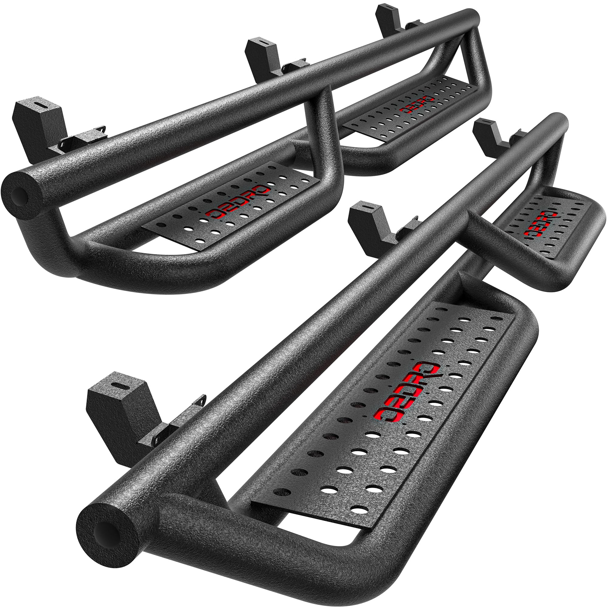 OEDRO All-Steel Build Running Boards Compatible with 2018-2025 Jeep ...