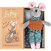 Amazon.com: LEVLOVS Christmas Mouse in a Box Toy Baby Registry Gift ...