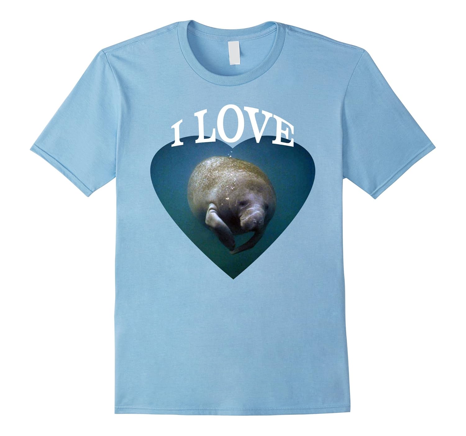 Love Manatee Shirt, I Love Manatees T-Shirt Graphic Tee-4LVS – 4loveshirt