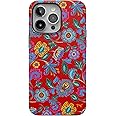 Amazon.com: Casely iPhone 15 Pro Case | Painted Flowers | Frida Kahlo Floral Girly | Bold Case ...