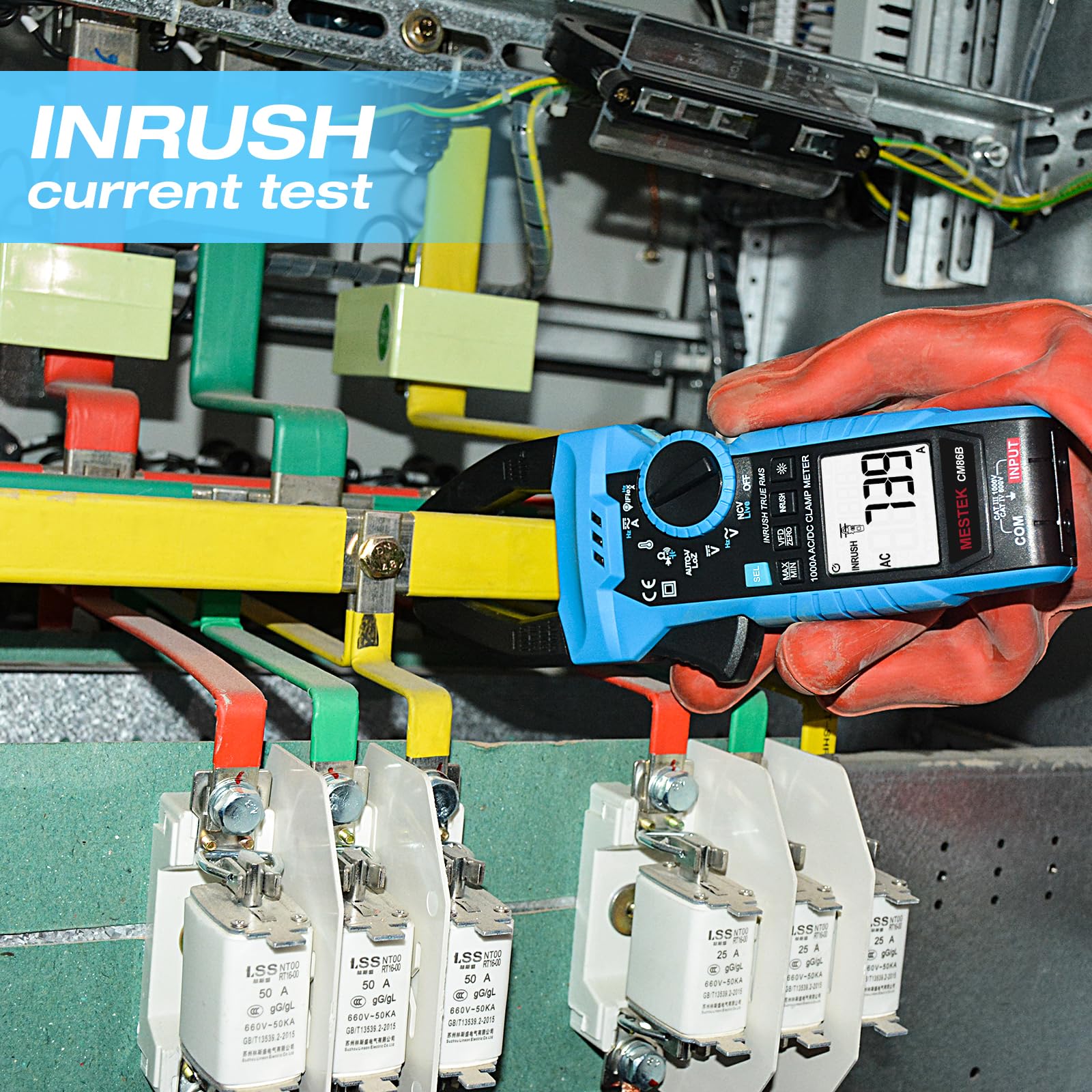 Mua MESTEK Inrush Digital Clamp Meter, TRMS 6000 Counts Multimeter ...
