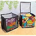 Amazon.com: SAM AND MABEL Portable 2-Pack Cube Storage Bins – 27L PVC ...