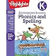 Kindergarten Phonics and Spelling Learning Fun Workbook (Highlights ...