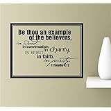 Amazon.com: Be thou an example of the believers 1 Timothy 4:12 Bible ...
