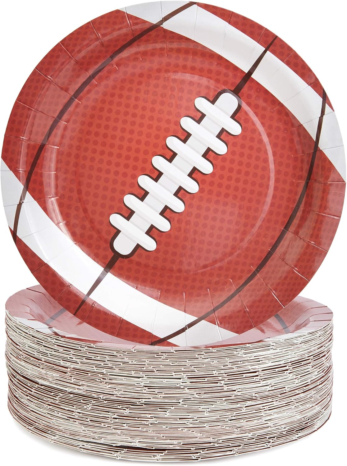 Amazon.com: Football Paper Plates for Sports Party (9 In, 80 Pack ...