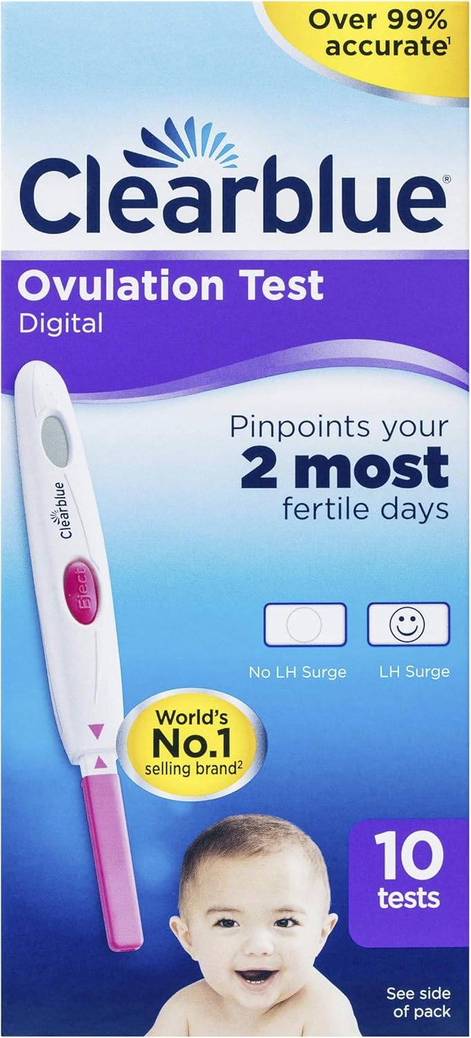 Clearblue Digital Ovulation Test Kit (OPK), 10 Pack: Amazon.com.au ...
