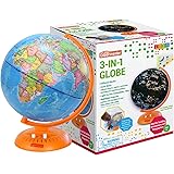 Amazon.com: Discovery Kids 2-in-1 World Globe LED Lamp w/Day & Night ...