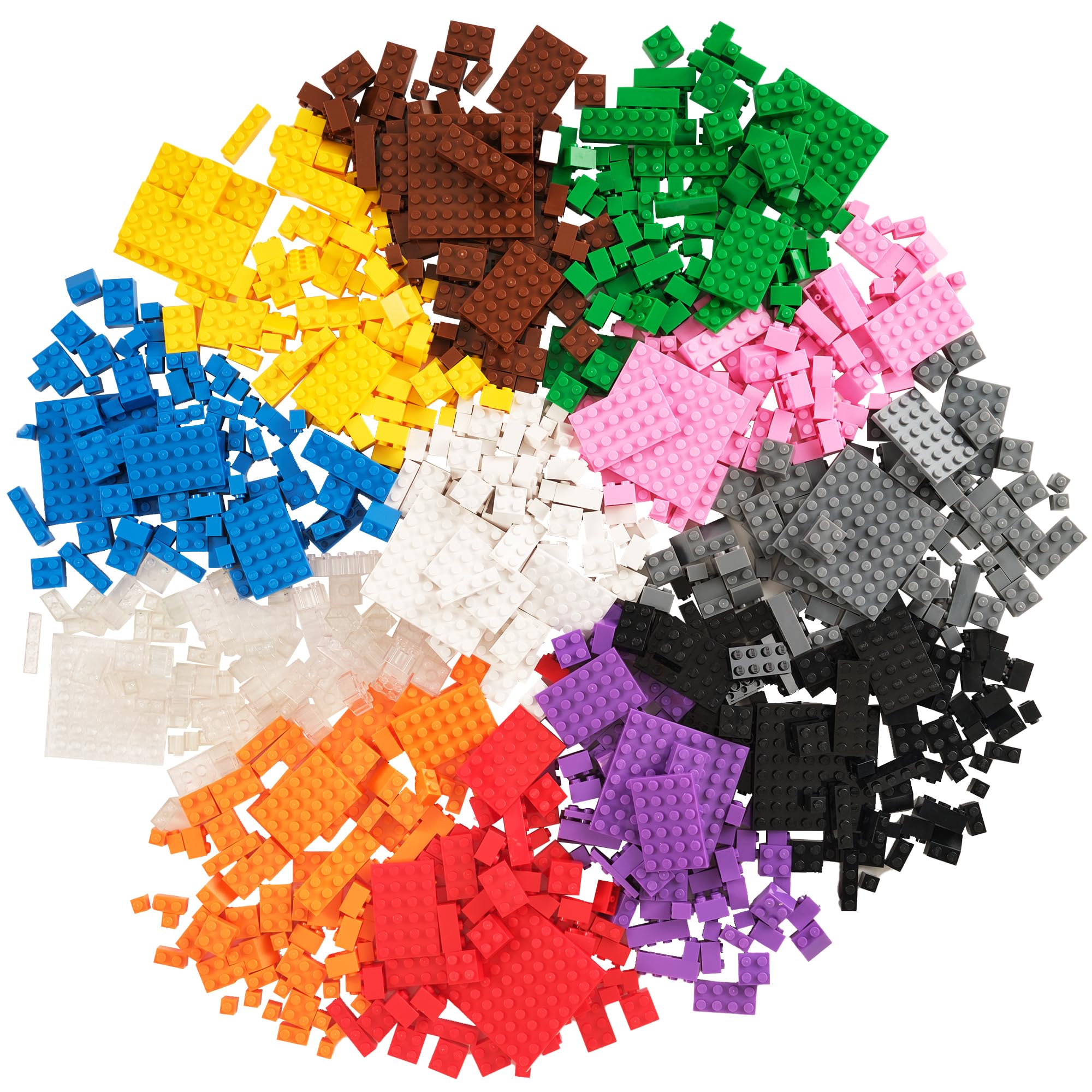 Strictly Briks 1008 Piece 12 Colors Building Blocks Compatible with ...
