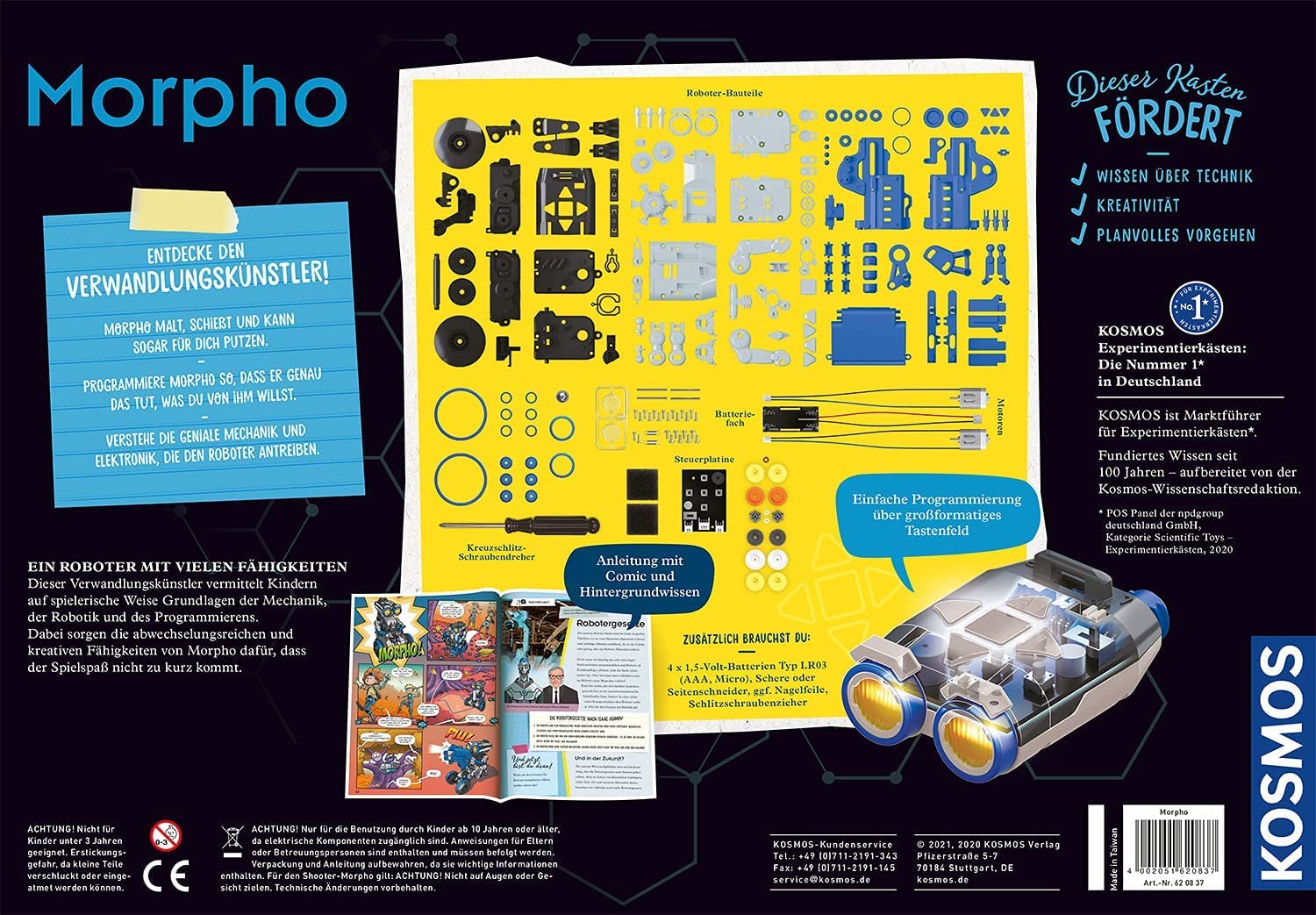 Mua Kosmos 620837 Morpho - The 3-in-1 Robot Toy Experiment Box trên ...