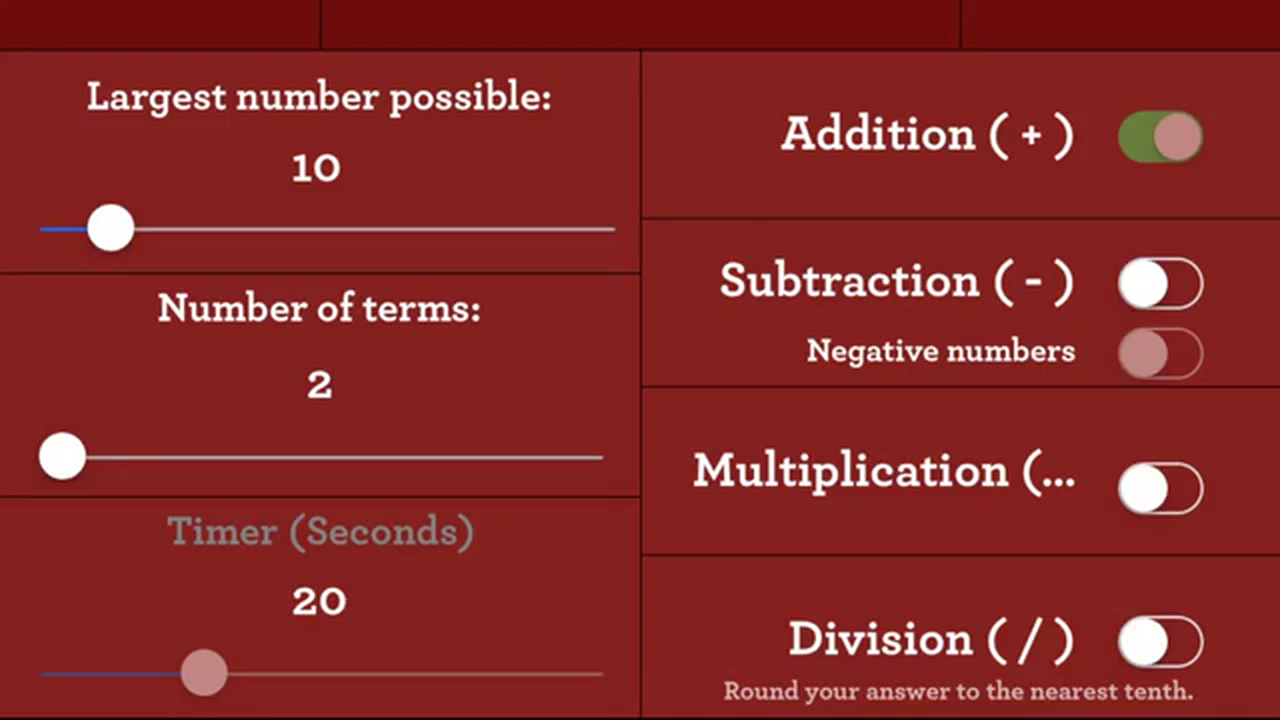 Aplicación Math Duel - Two Player Split Screen Mathematical Game for ...