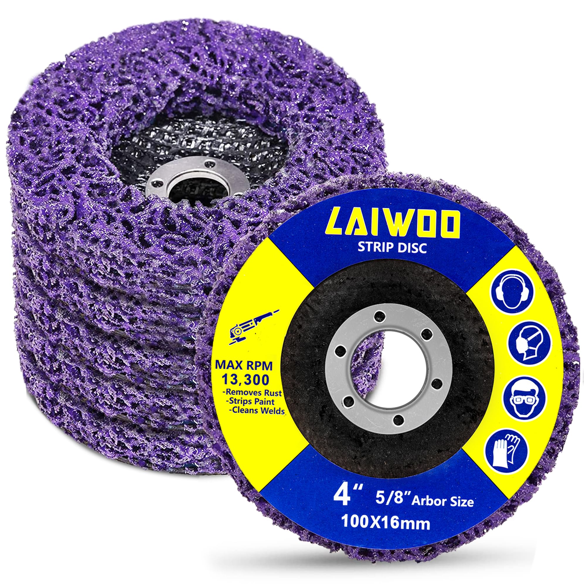 Mua LAIWOO 5 Pack Strip Discs Stripping Wheel for Angle Grinder Paint ...