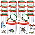 Amazon.com: Insert Bug Viewer, 16PCS Magnifying Insect Box Bug Catcher Kit Bug Magnifier ...
