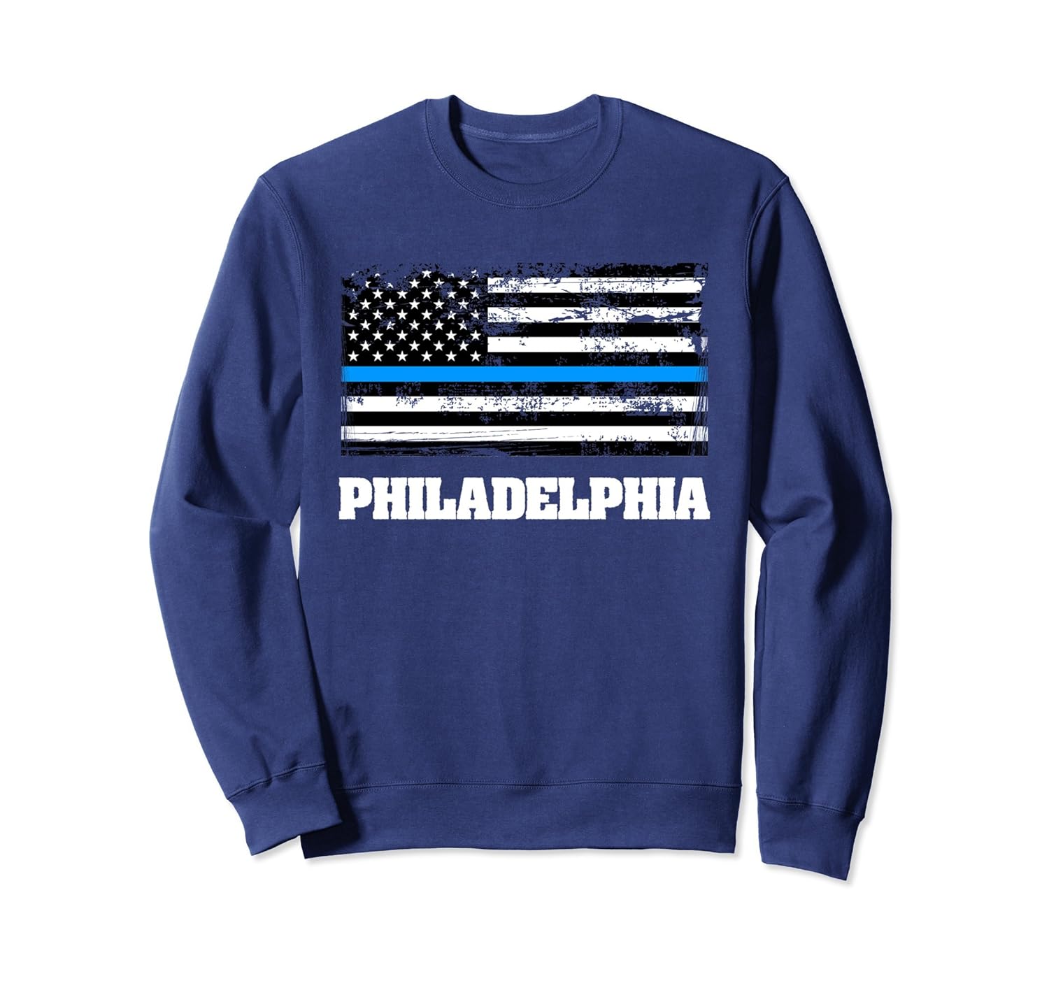 Thin Blue Line Philadelphia Sweatshirt-4LVS – 4loveshirt