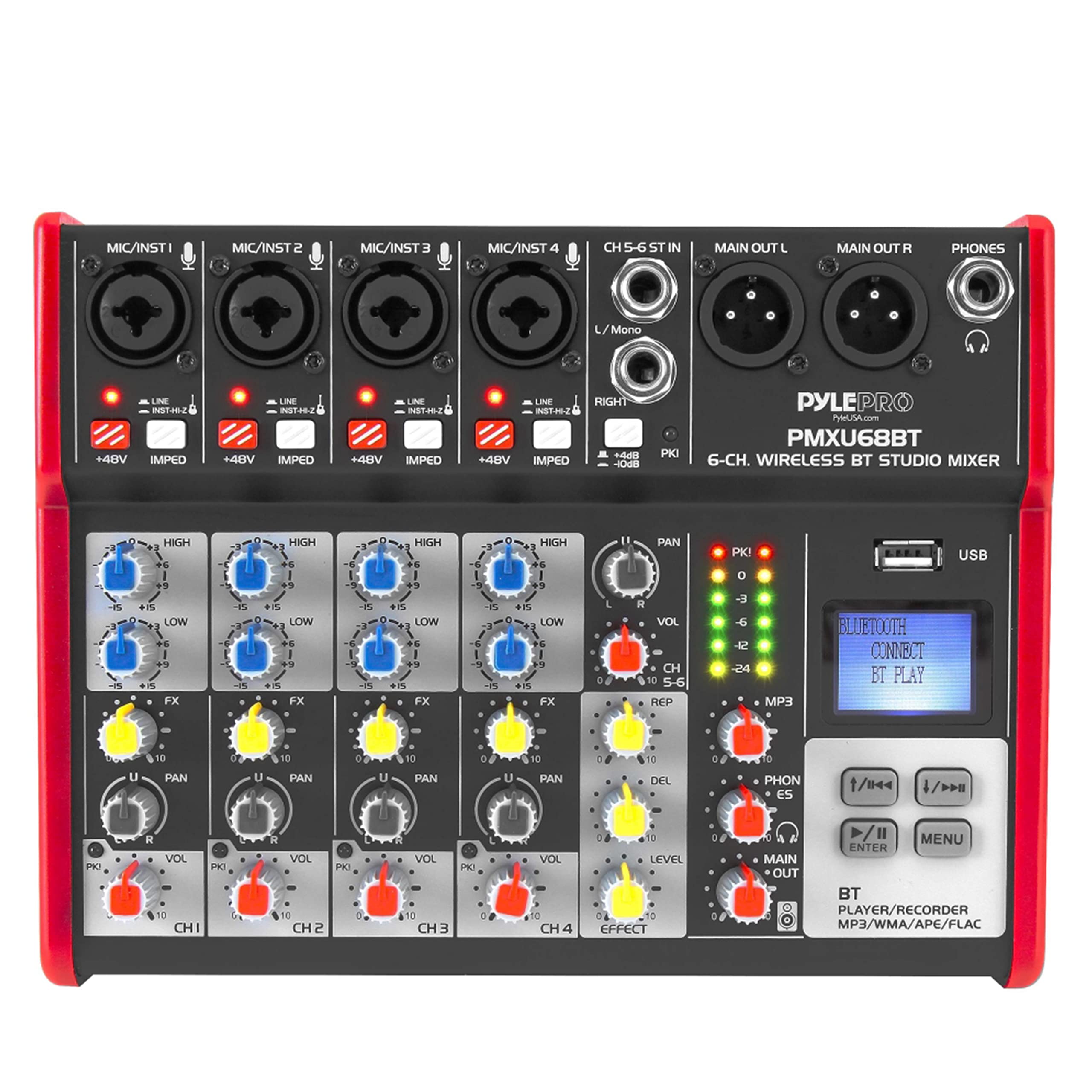 Mua Studio Audio Sound Mixer Board - 6 Channel Bluetooth Compatible ...
