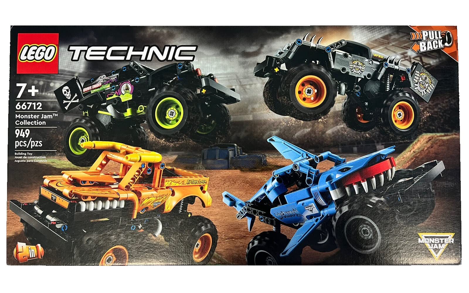 Mua Technic Monster Jam Collection 66712 Model, Building Kit, 2-in-1 ...
