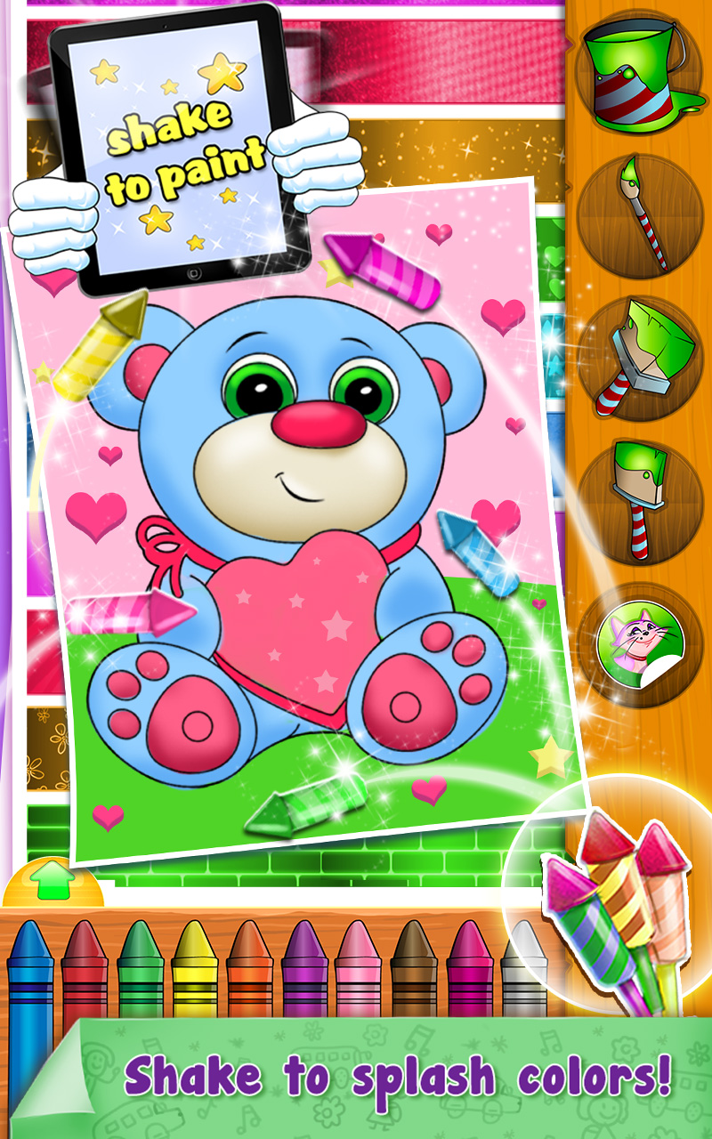 Paint Sparkles Draw - My First Coloring Book HD! : Amazon.ca: Apps for ...