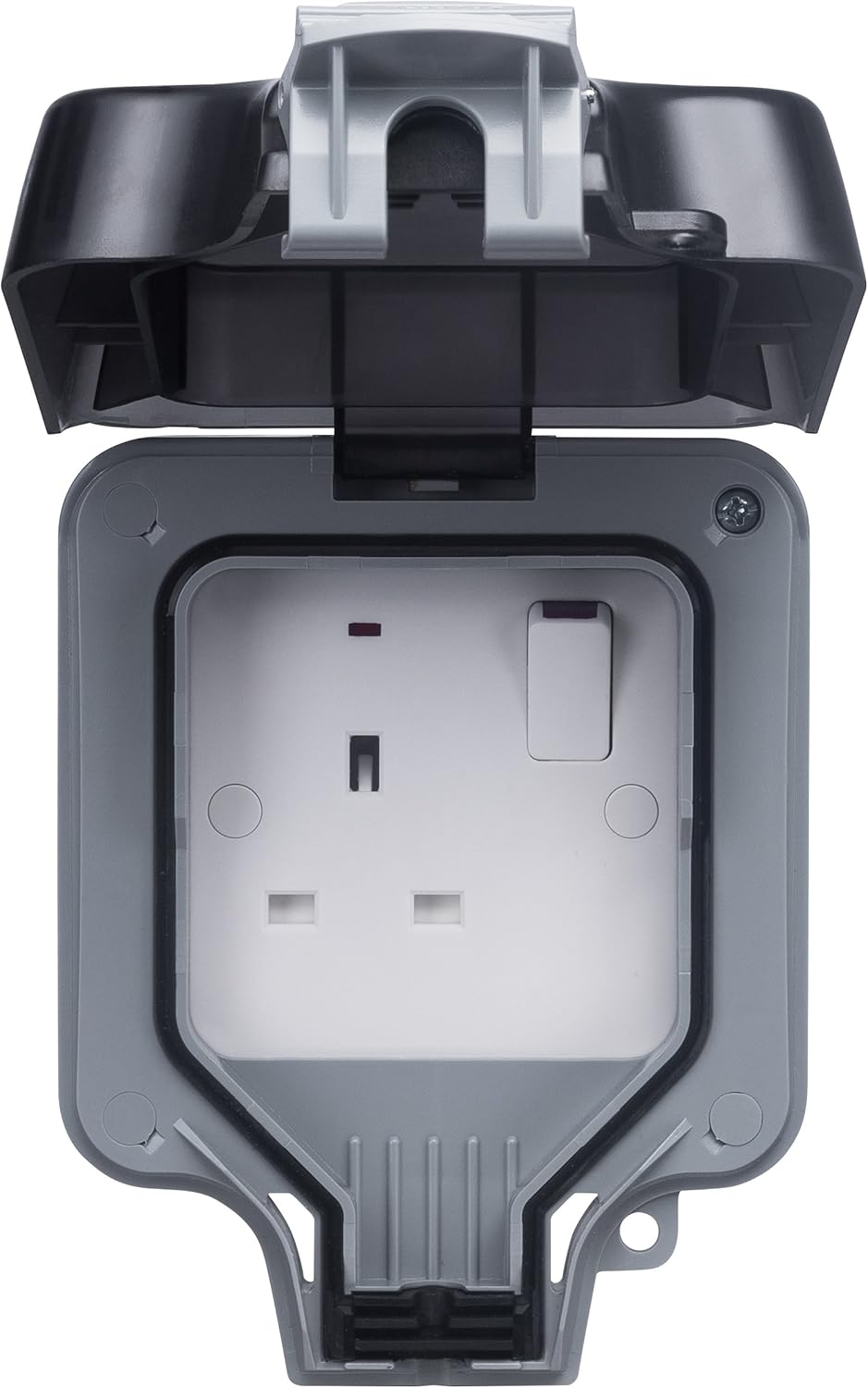 Masterplug WP21 13 A 1 Gang Storm Weatherproof Outdoor Switched Socket ...
