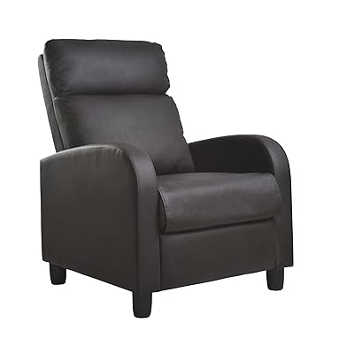 Amazon.com: Rust Colored, Faux Leather Accent Chair, Beautiful Modern ...