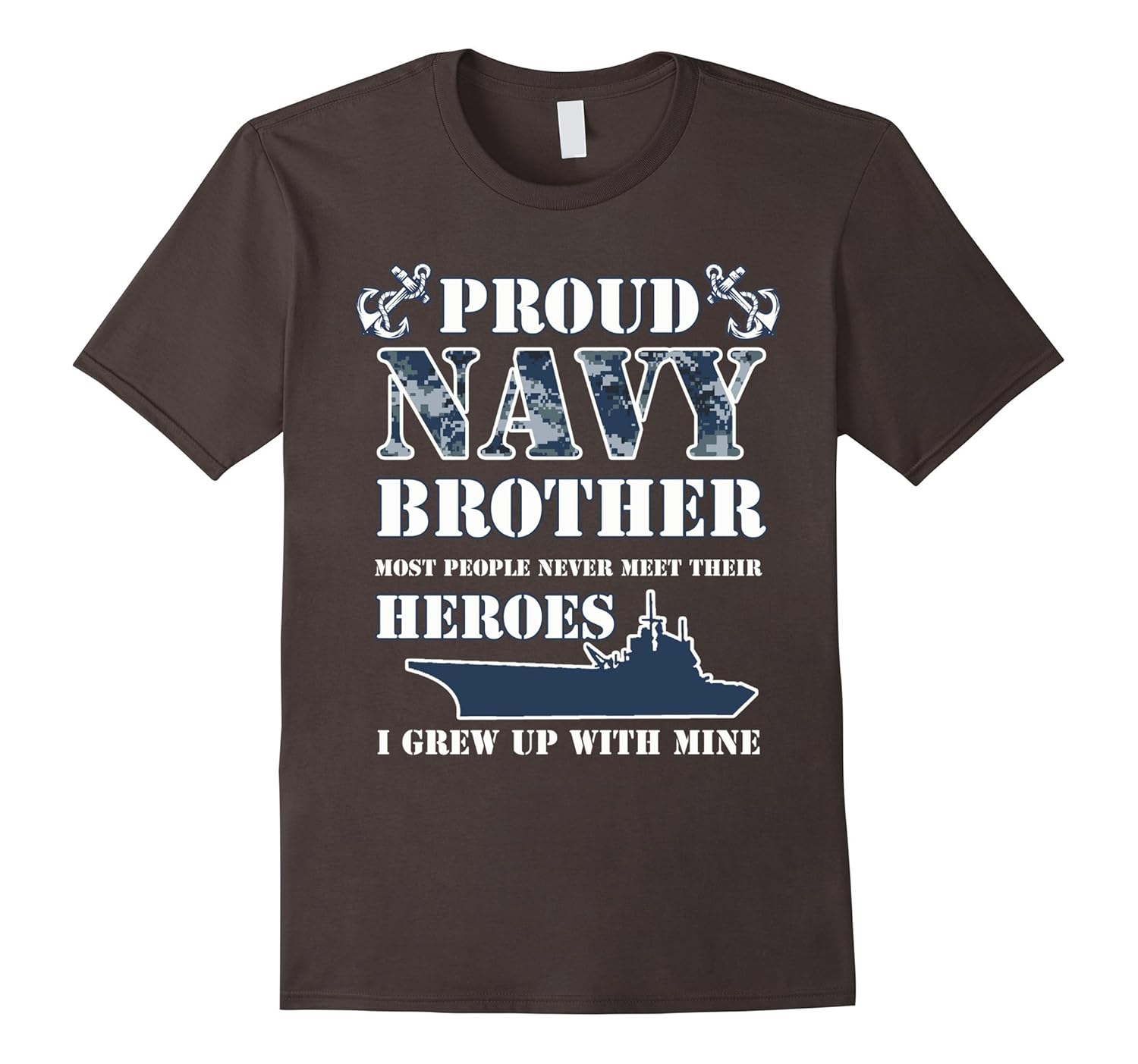 Proud Navy Brother T-Shirt memorial day tshirt-Vaci – Vaciuk