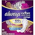 Always Radiant Daily Feminine Panty Liners for Women, Regular ...