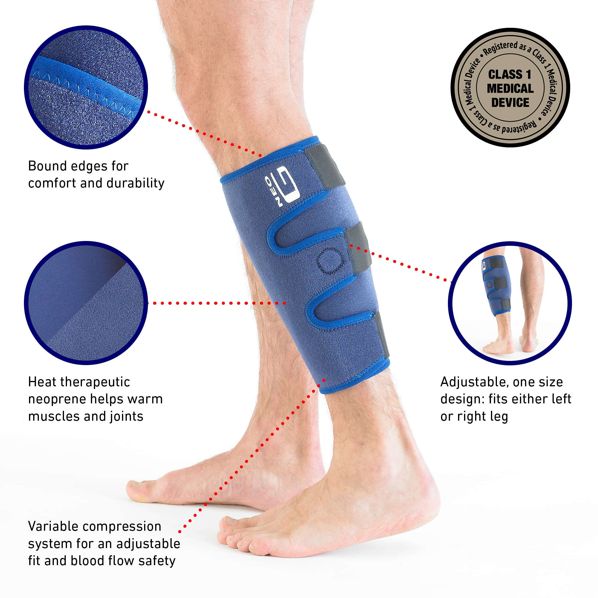 Neo-G Calf Brace For Shin Splints, Lower Leg Pain Relief - Calf Brace ...